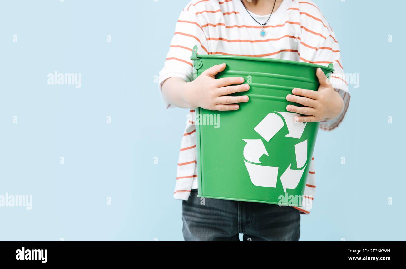 Child in recycling bin hi-res stock photography and images - Alamy