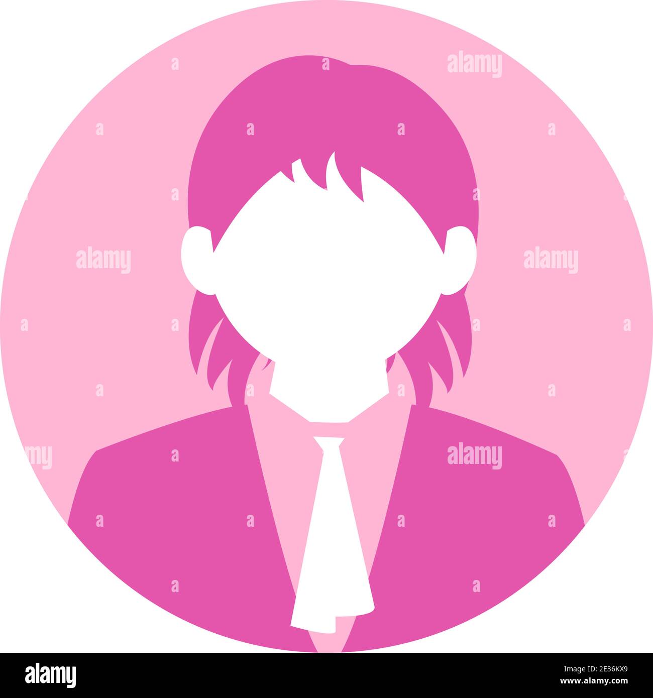Circular vector avatar illustration ( female Stock Vector Image & Art ...