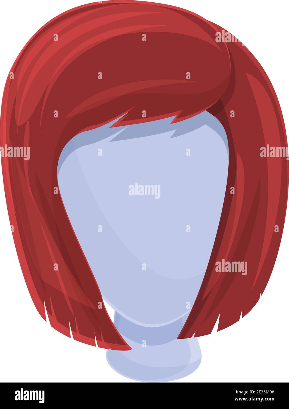 Professional wig icon. Cartoon of professional wig vector icon for web ...