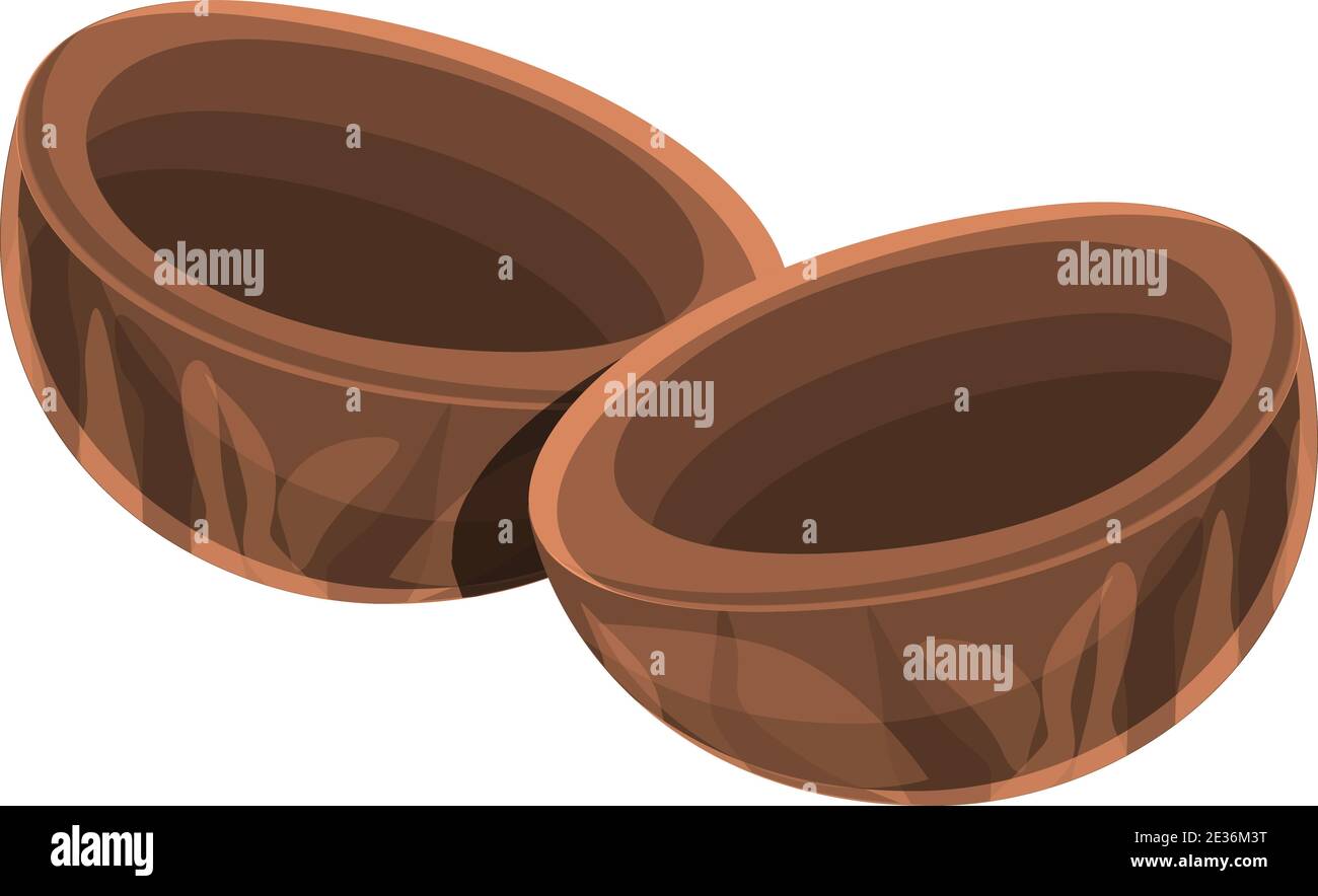 Nuts shell icon. Cartoon of nuts shell vector icon for web design ...