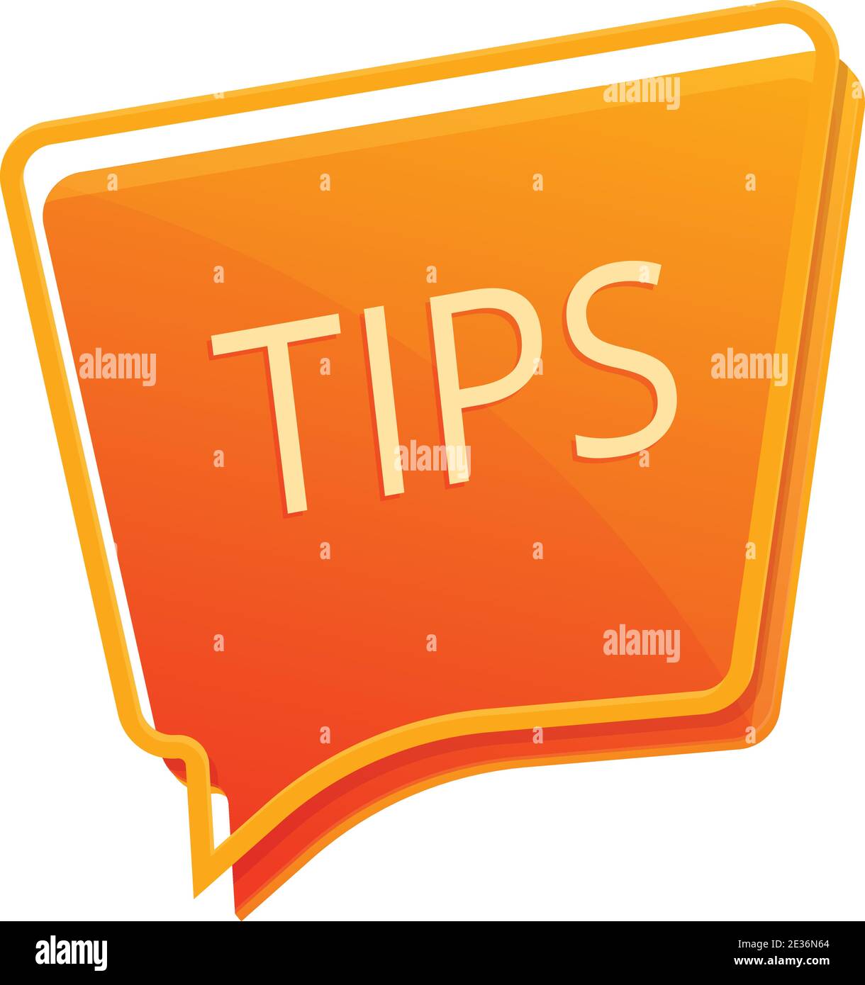 Tips chat icon. Cartoon of tips chat vector icon for web design ...