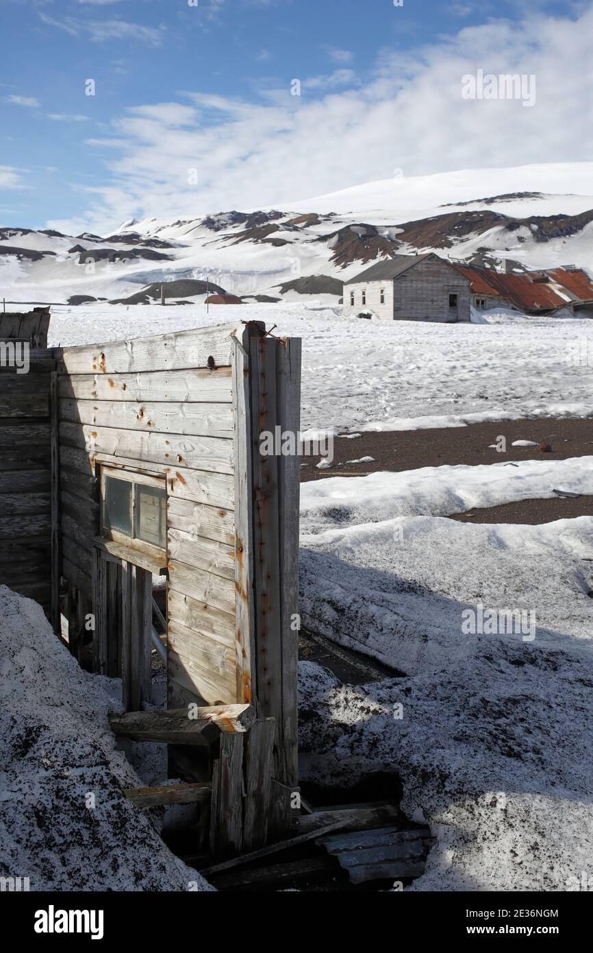 Remains of Hektor Whaling Station, Port Foster, Whalers Bay, Deception ...