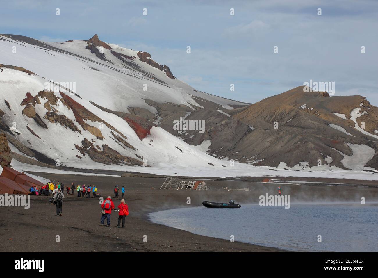 Remains of Hektor Whaling Station Historic Site, Port Foster, Whalers ...