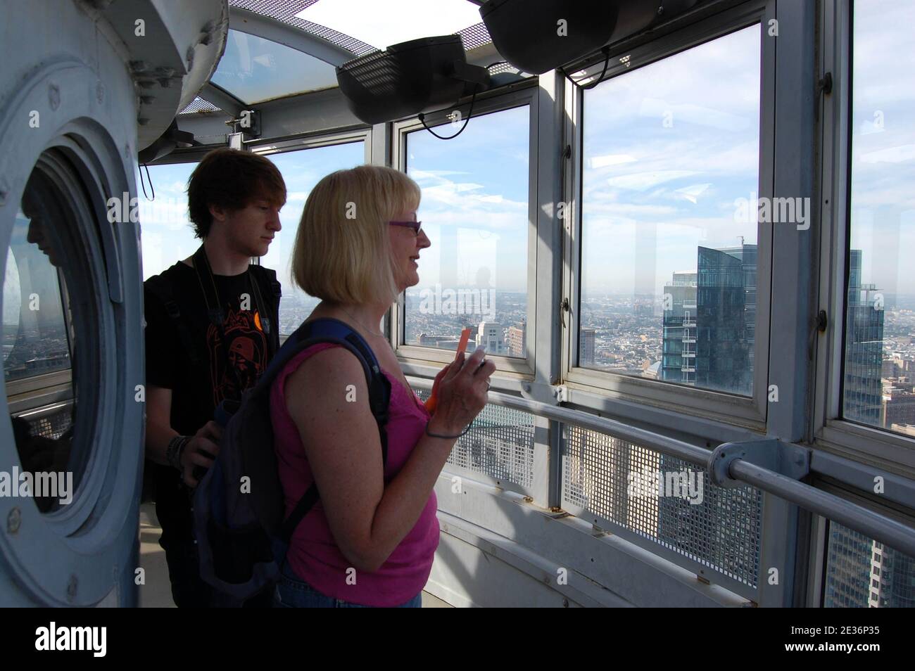 City Hall view from the roof or top in Philadelphia USA skyscrapers ...