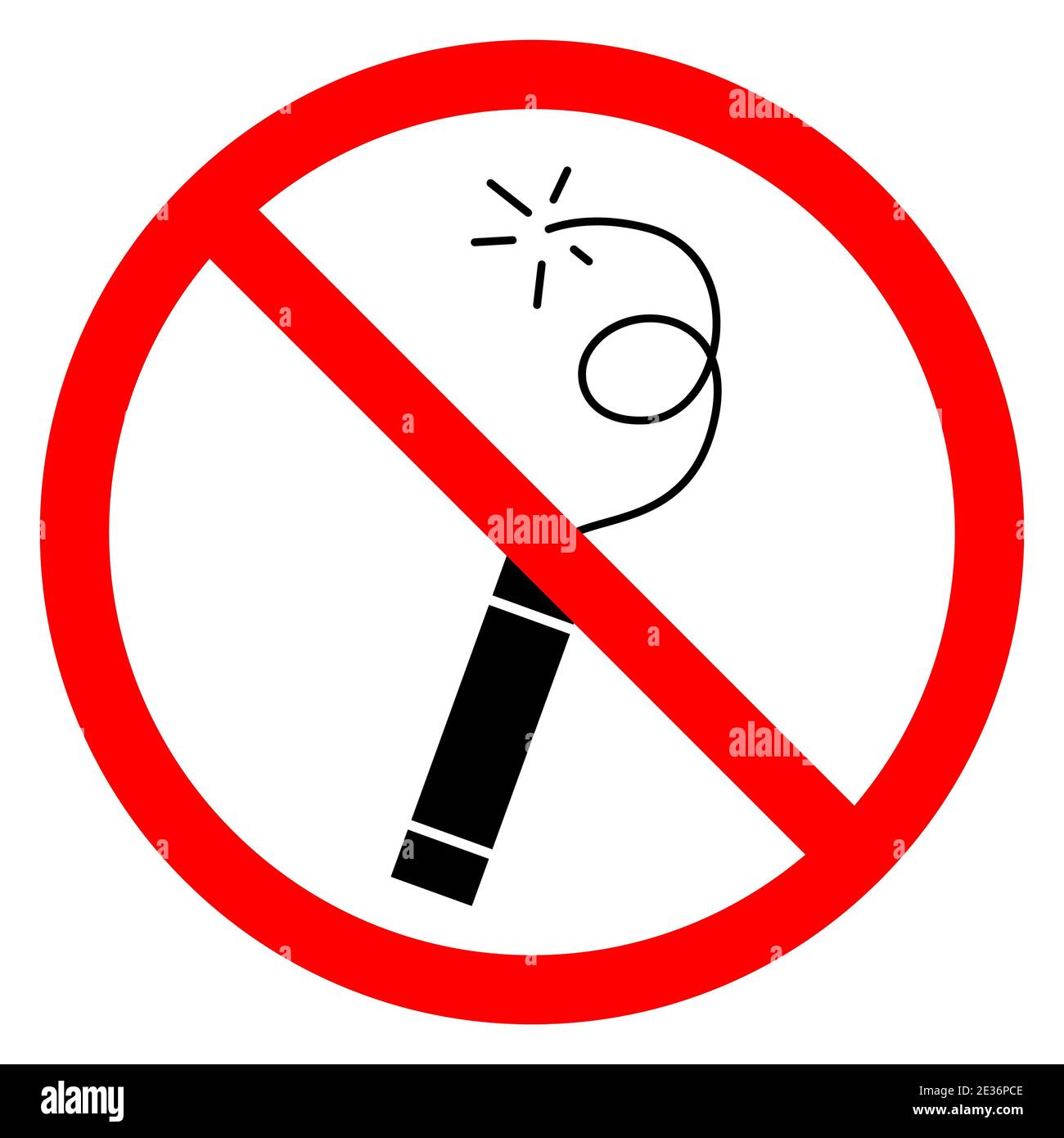 Ban the bomb symbol Stock Vector Images - Alamy