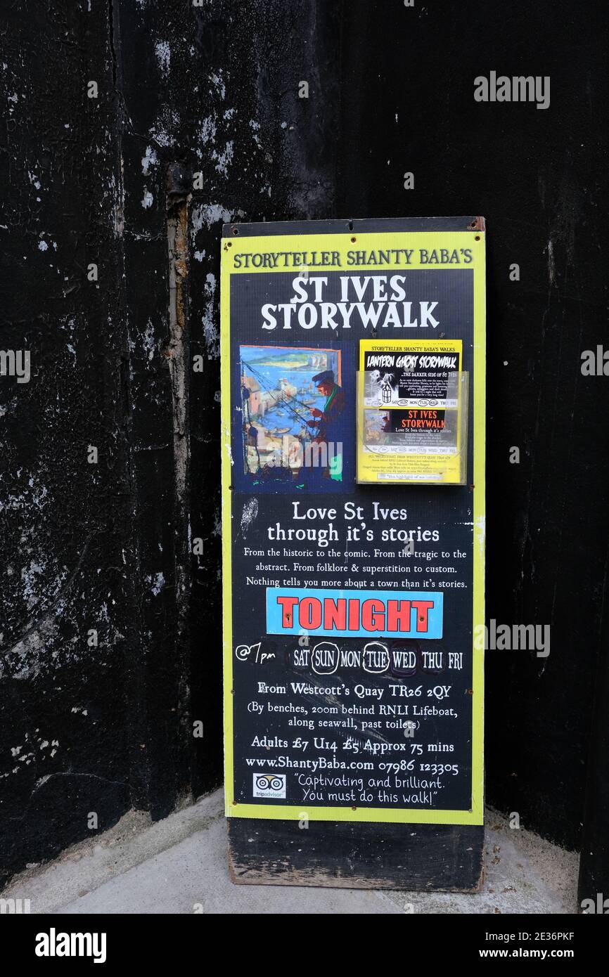 St ives story walk hi-res stock photography and images - Alamy