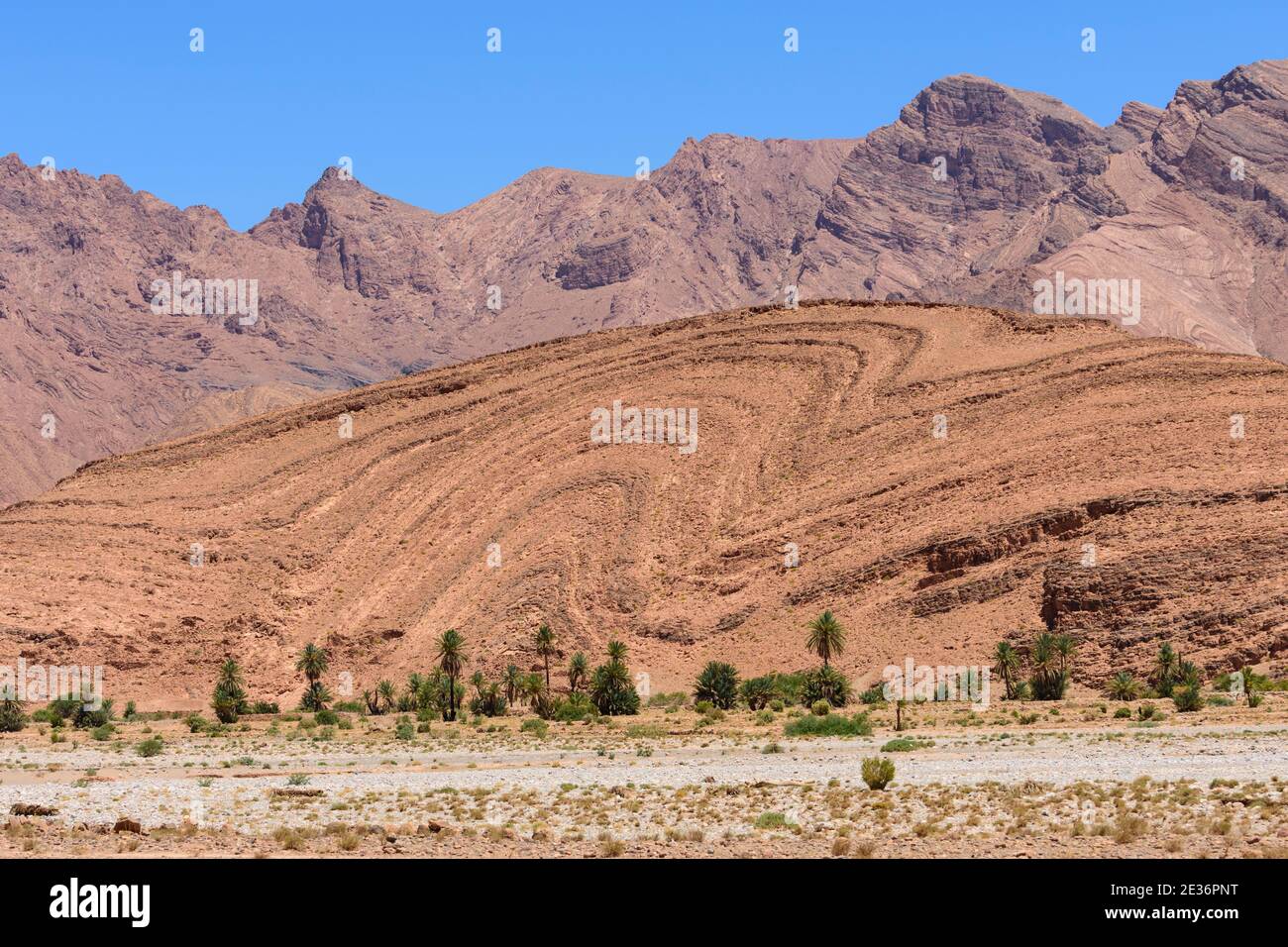 Geological formation in the High Atlas, Morocco Stock Photo - Alamy