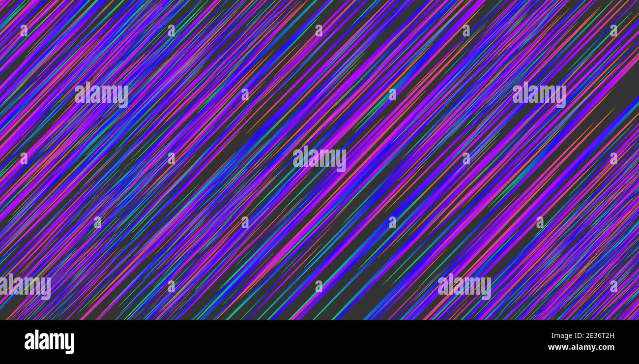Speed background with bright colored diagonal lines. Movement line ...