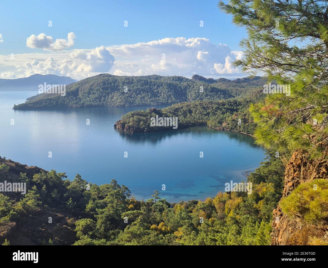 Turquoise bays on Datca Peninsula. Overview. Turkey Stock Photo - Alamy