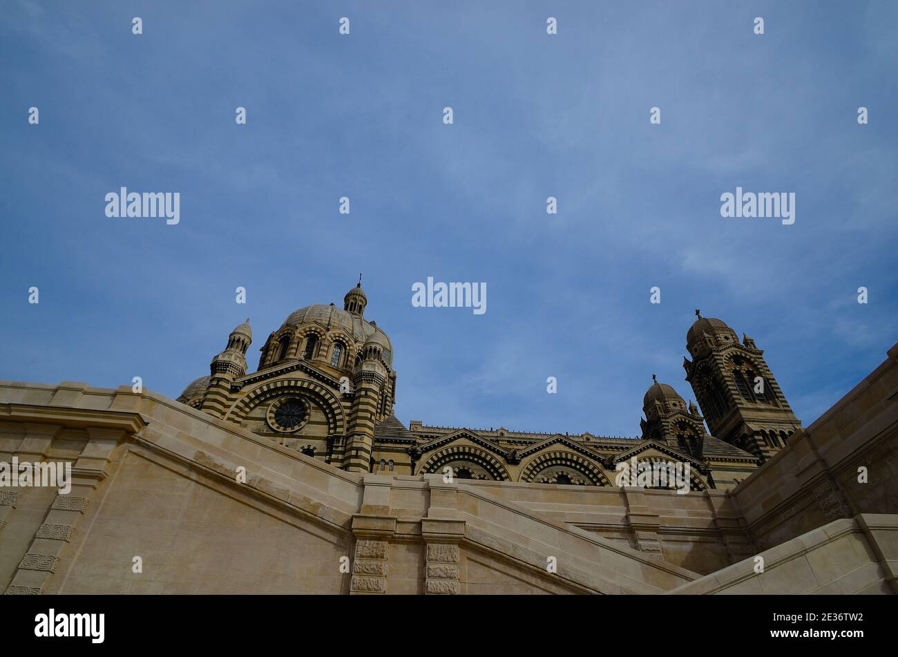 beautiful old cathedral in the city of marseille Stock Photo - Alamy