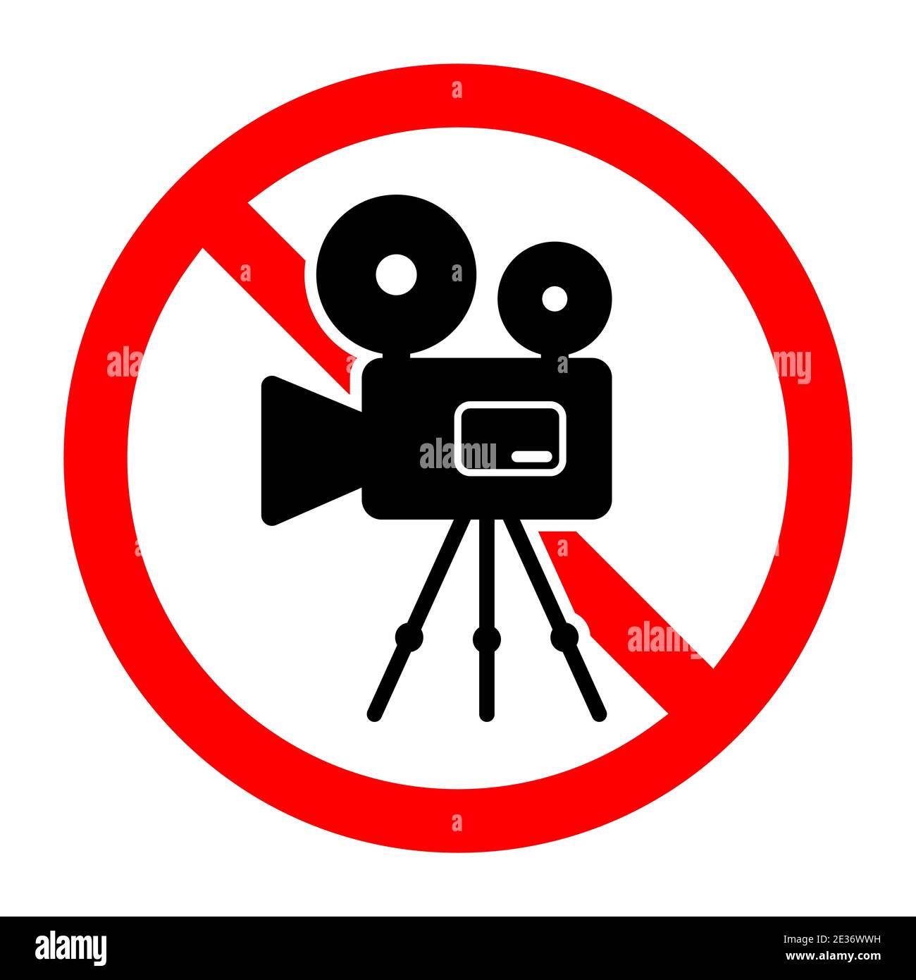 Filming prohibited hi-res stock photography and images - Alamy
