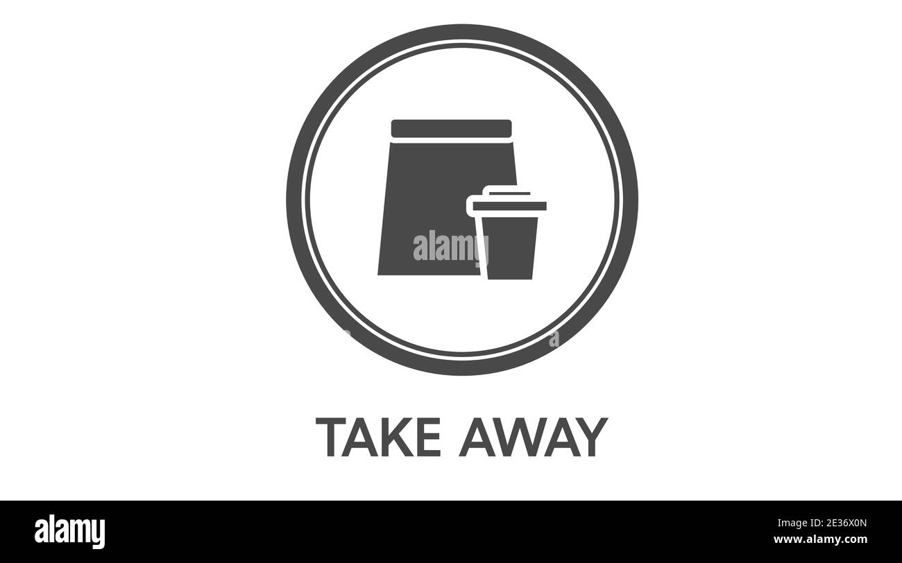 Take away drink coffee break Black and White Stock Photos & Images - Alamy