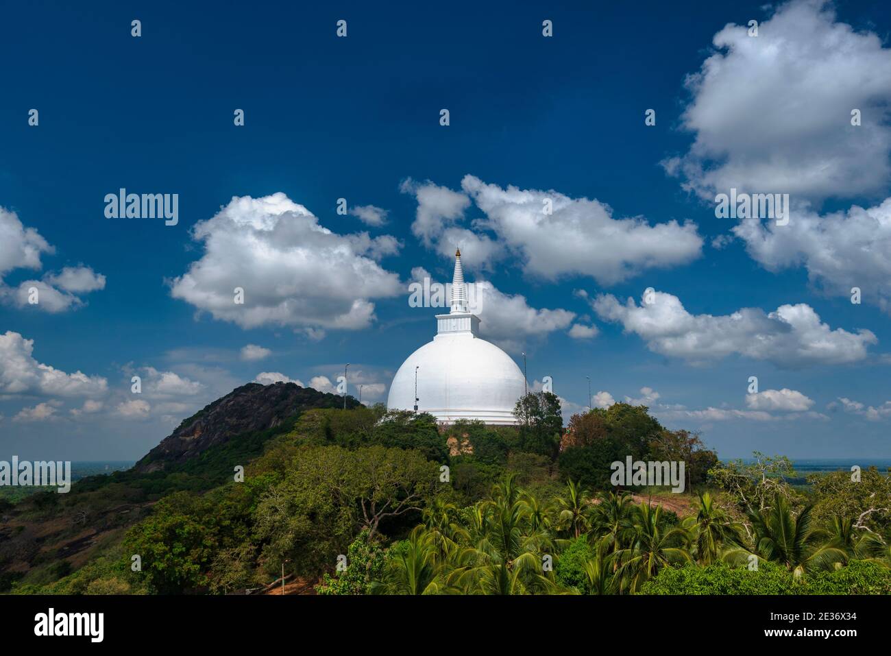 Maha Stupa, Buddhist monastery of Mihintale, Anuradhapura, North ...