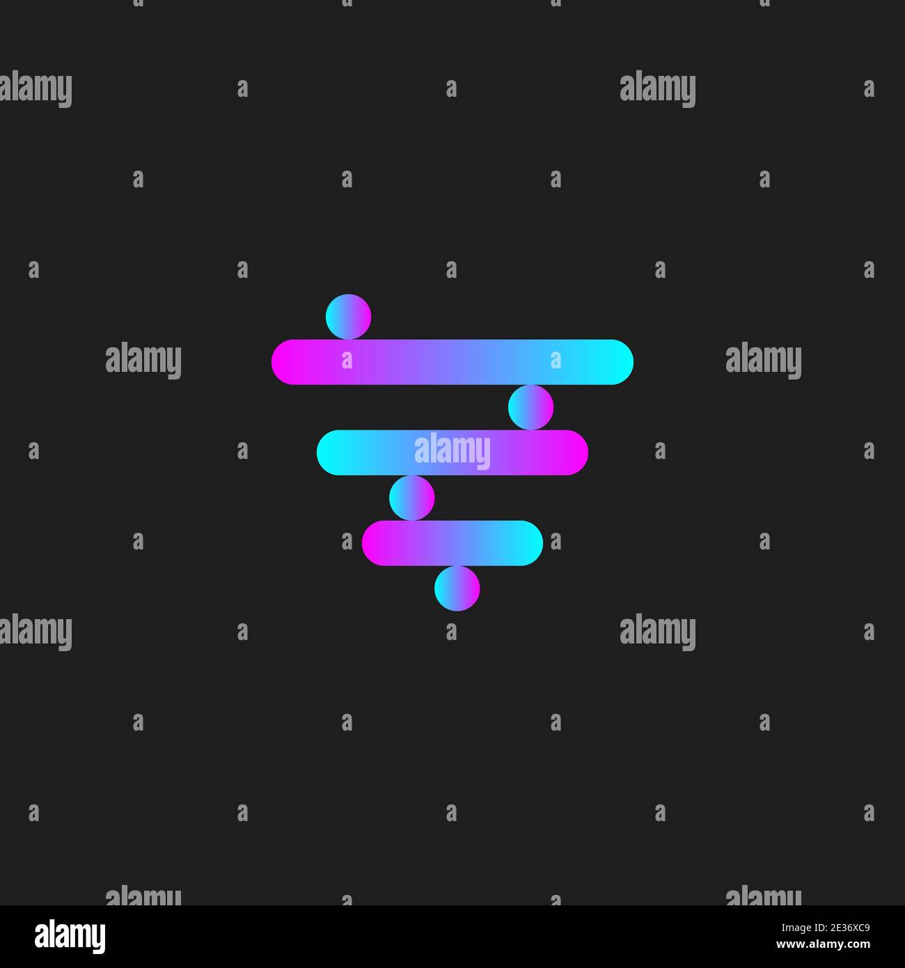 Balance symbol. Psychological wellbeing, logo stability. Peace of mind ...