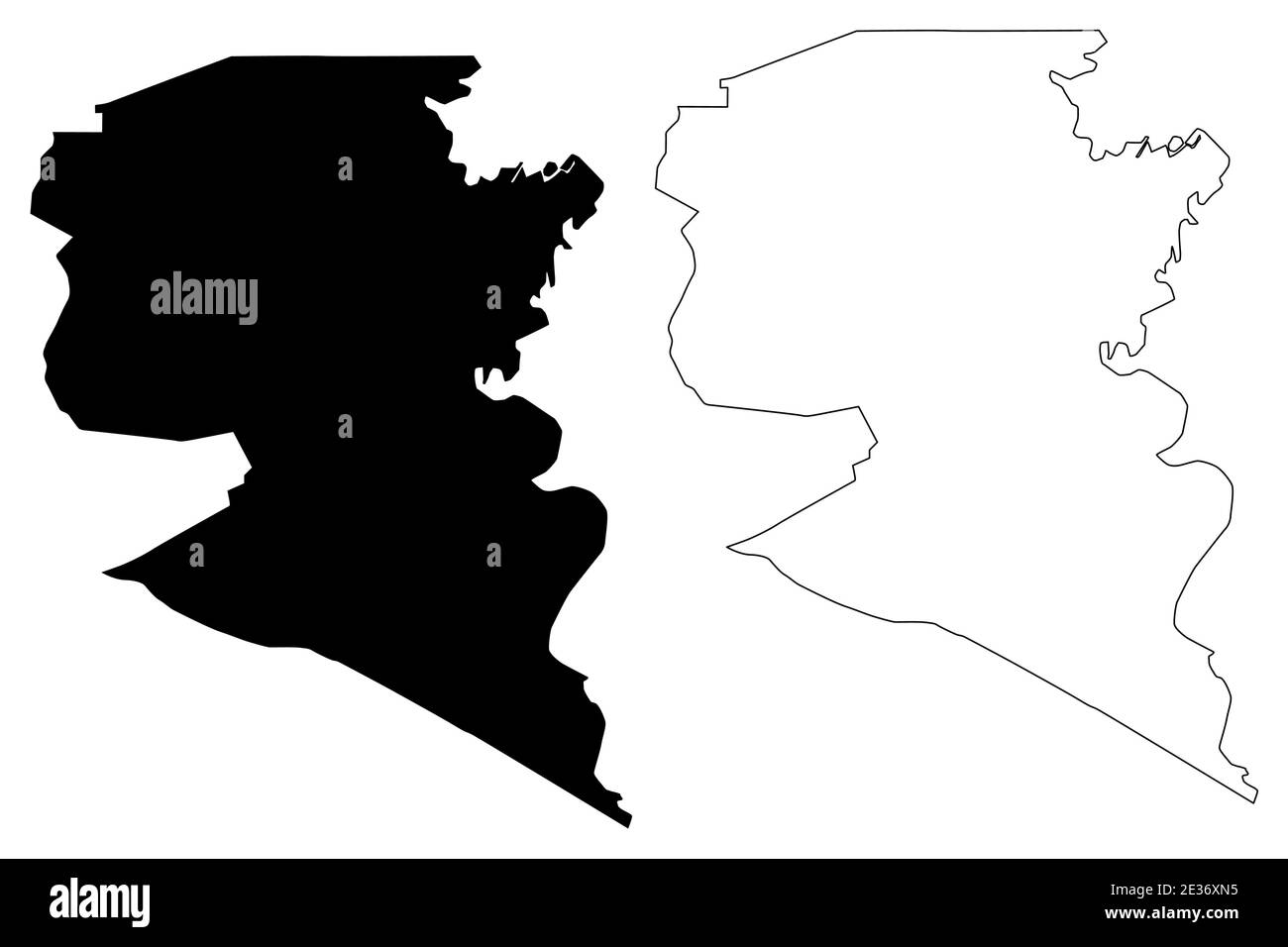 Franklin virginia map Cut Out Stock Images & Pictures - Alamy