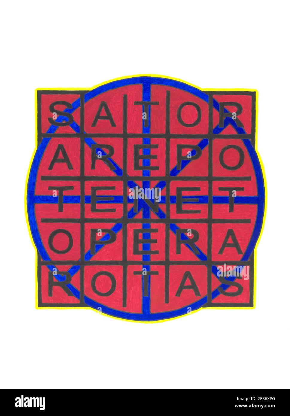 Rotas opera tenet arepo sator hi-res stock photography and images - Alamy