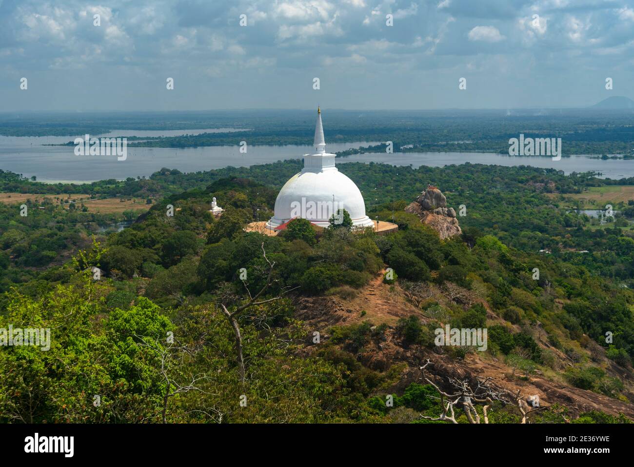 Maha Stupa, Buddhist monastery of Mihintale, Anuradhapura, North ...
