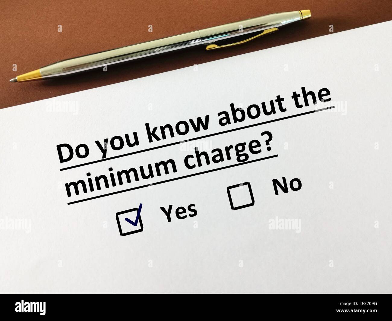 Minimum charge hi-res stock photography and images - Alamy