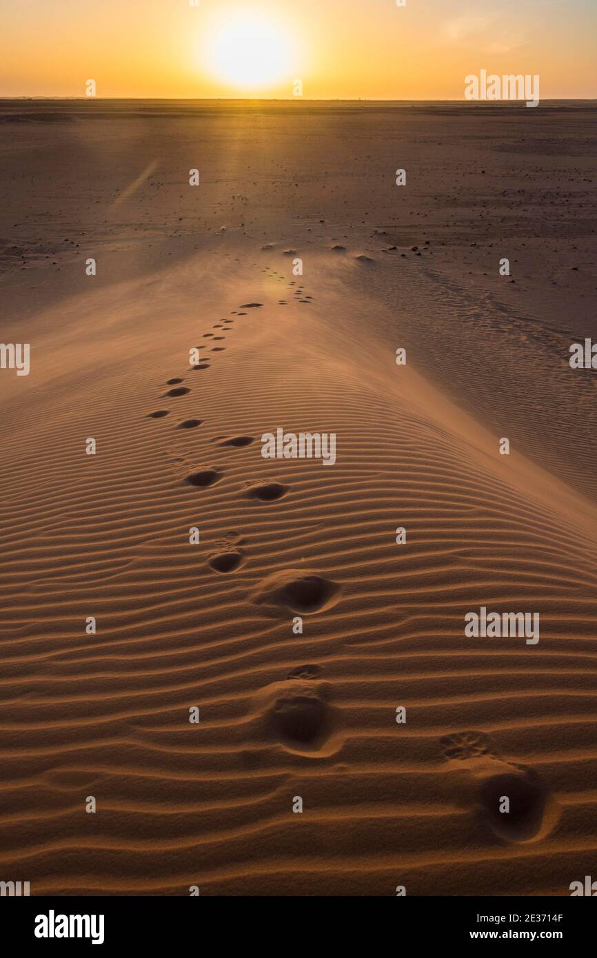 Chad desert sunset hi-res stock photography and images - Alamy