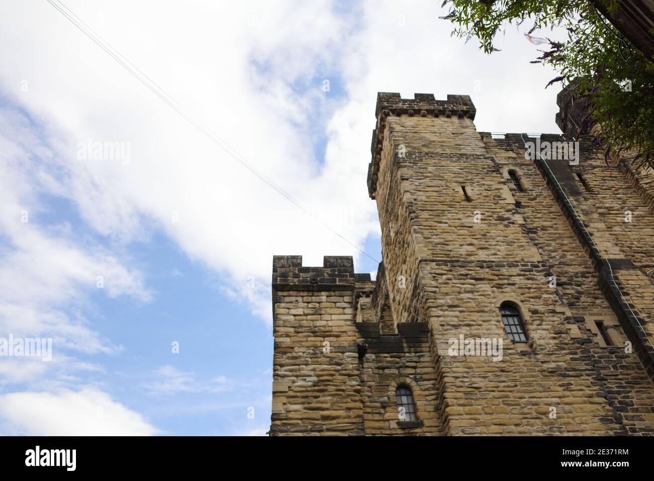Newcastle upon Tyne UK: 2nd Aug 2020: Newcastle Castle exterior Stock ...
