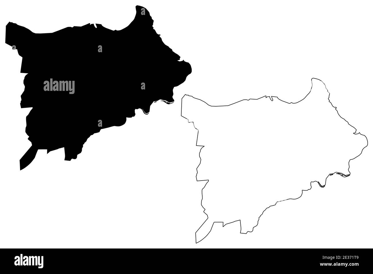 Map of hopewell virginia hi-res stock photography and images - Alamy