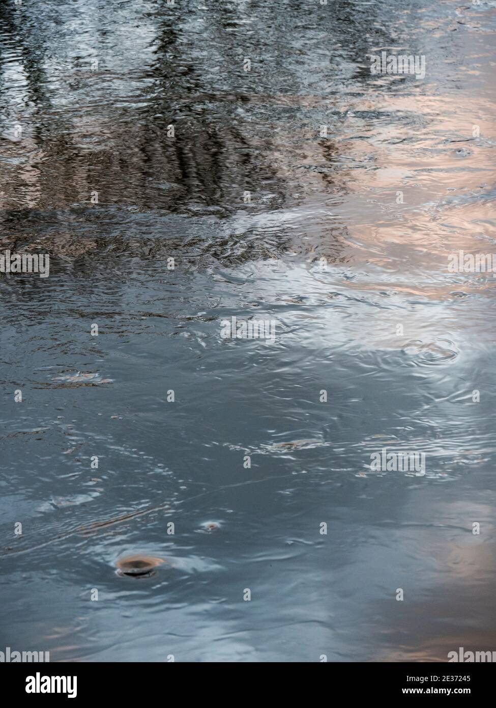 Still Water, Morning Clouds and Sunlight, River Kennet, Reading ...