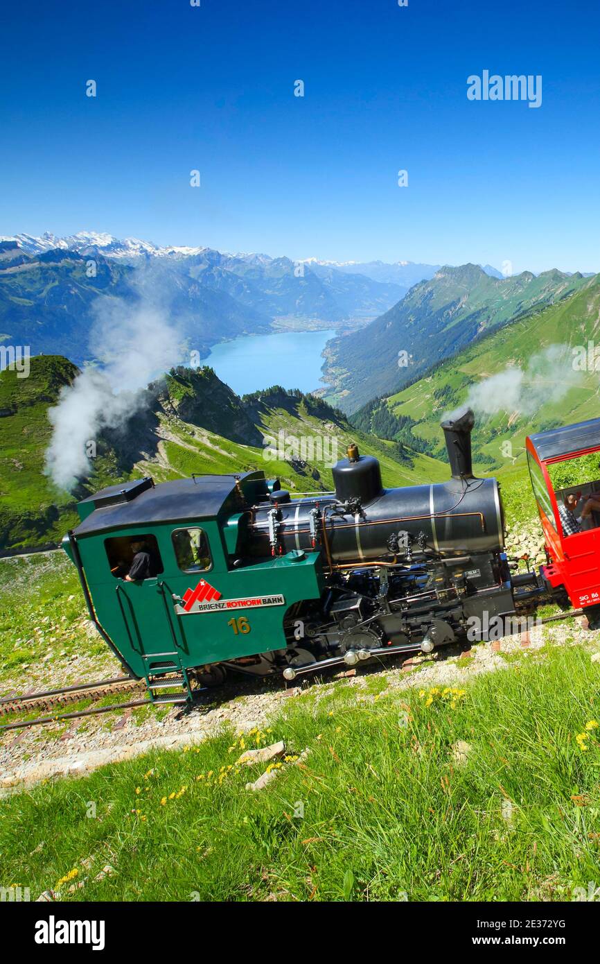 Brienz rothorn railway hi-res stock photography and images - Alamy