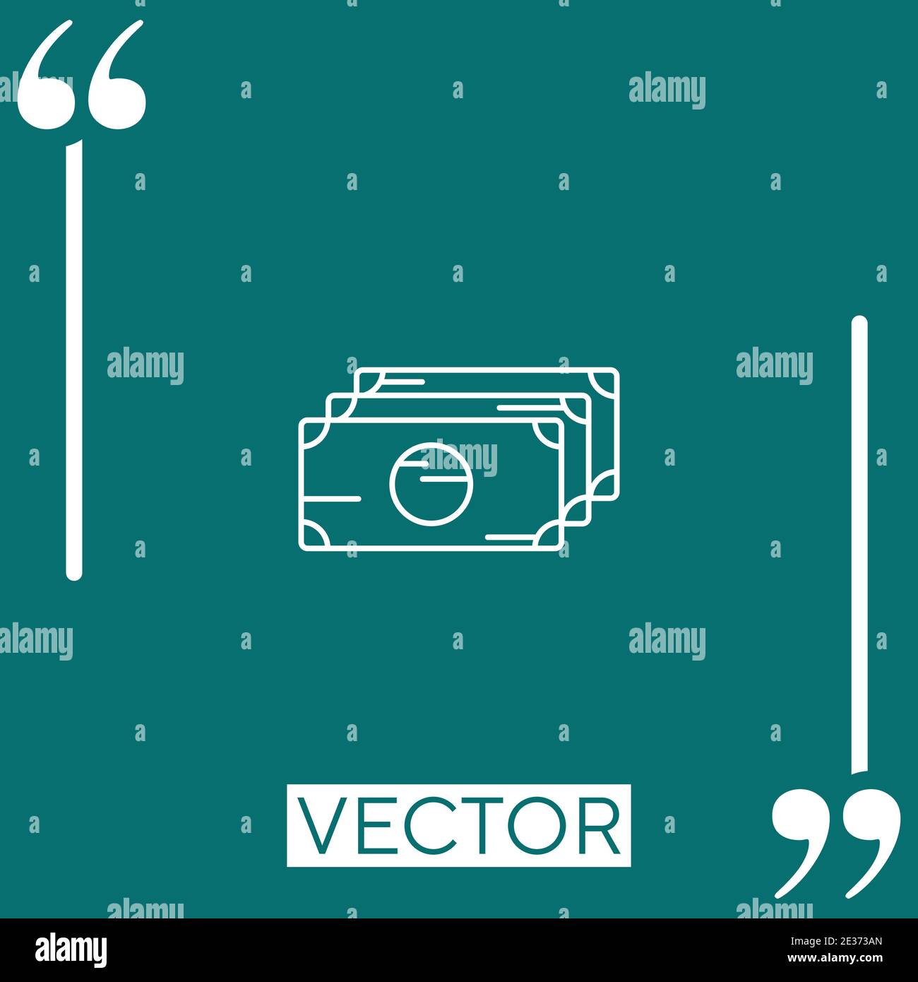 monetizing vector icon Linear icon. Editable stroke line Stock Vector ...