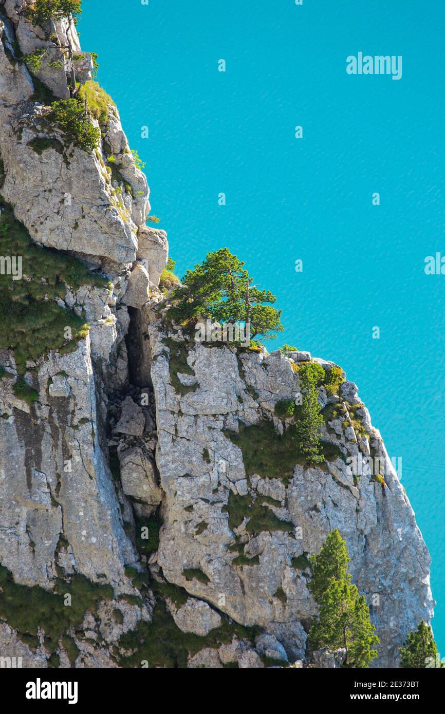 Lake Lucerne and rock face, Switzerland Stock Photo - Alamy
