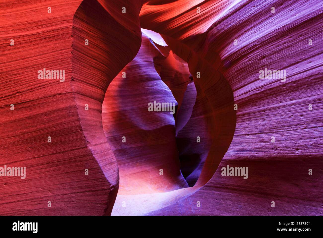 Antelope Canyon, sandstone formed by wind and water, Lower Antelope ...