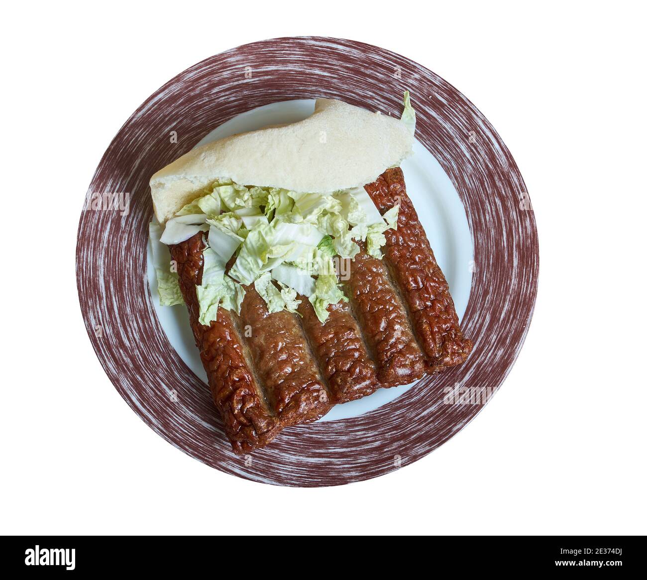 Banjalucki cevapi made just with ground beef, salt, and pepper Stock ...