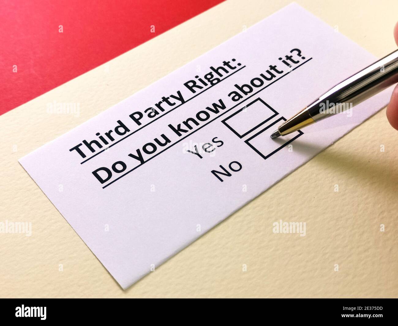 Third party legal hi-res stock photography and images - Alamy
