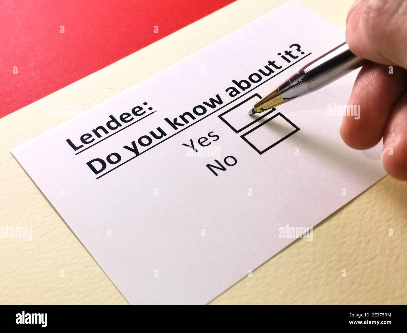 Lendee hi-res stock photography and images - Alamy