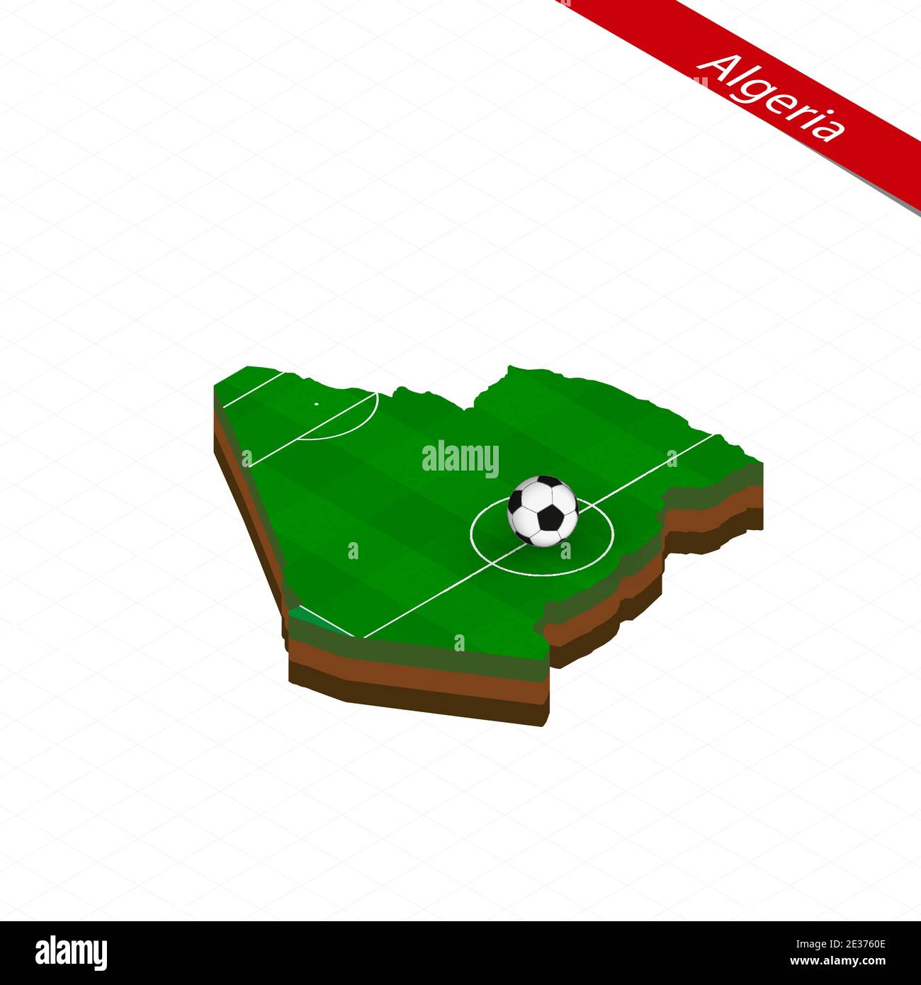 Football pitch goal markings Cut Out Stock Images & Pictures - Alamy