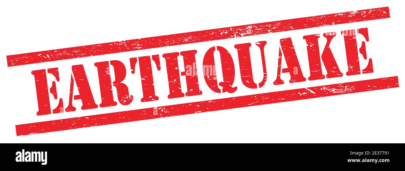 Earthquake stamp Cut Out Stock Images & Pictures - Alamy