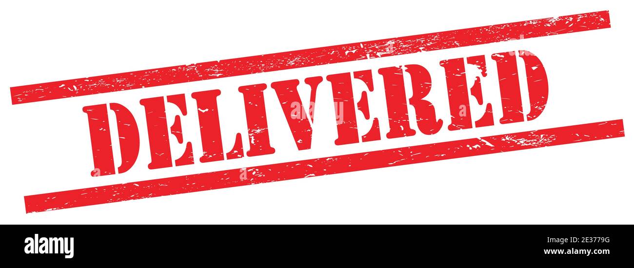 Delivered stamp sign seal hi-res stock photography and images - Alamy