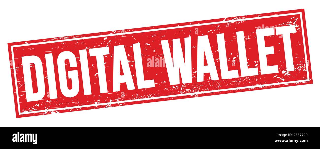 Digital wallet word Cut Out Stock Images & Pictures - Alamy