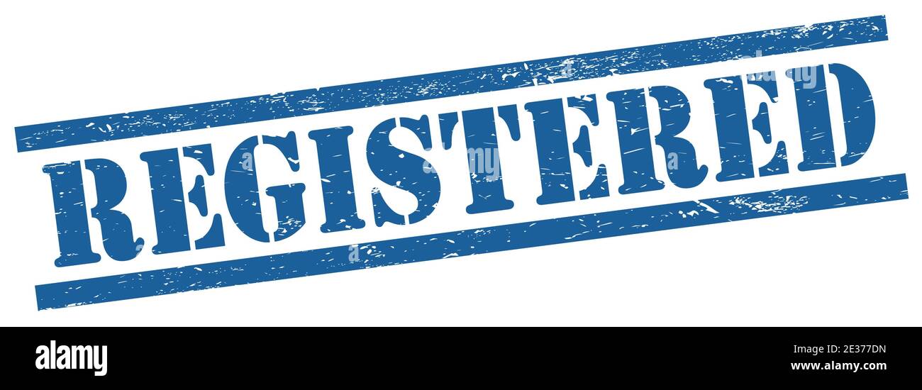 Registered stamp sign seal hi-res stock photography and images - Alamy