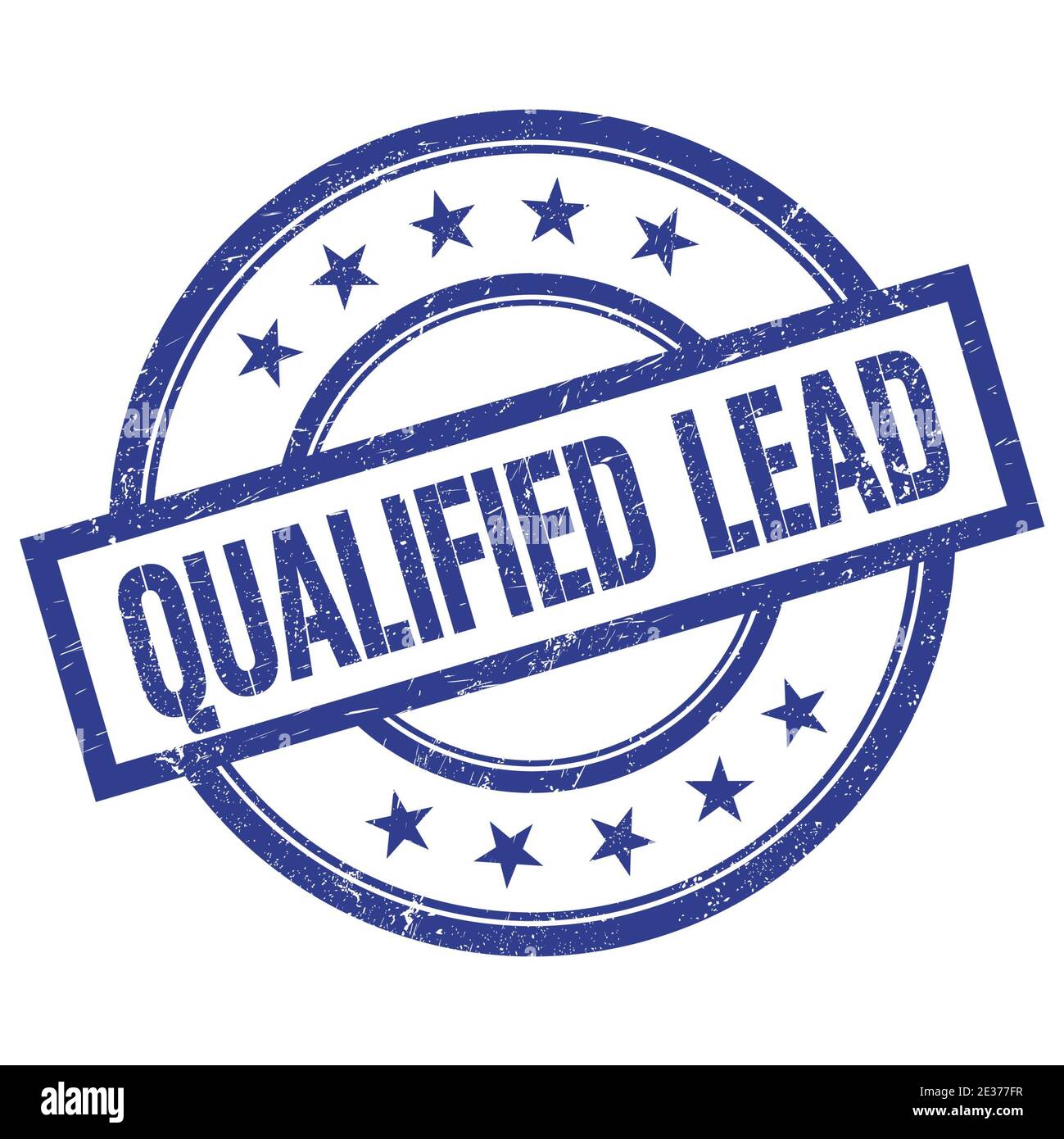 Qualified stamp sign round hi-res stock photography and images - Alamy