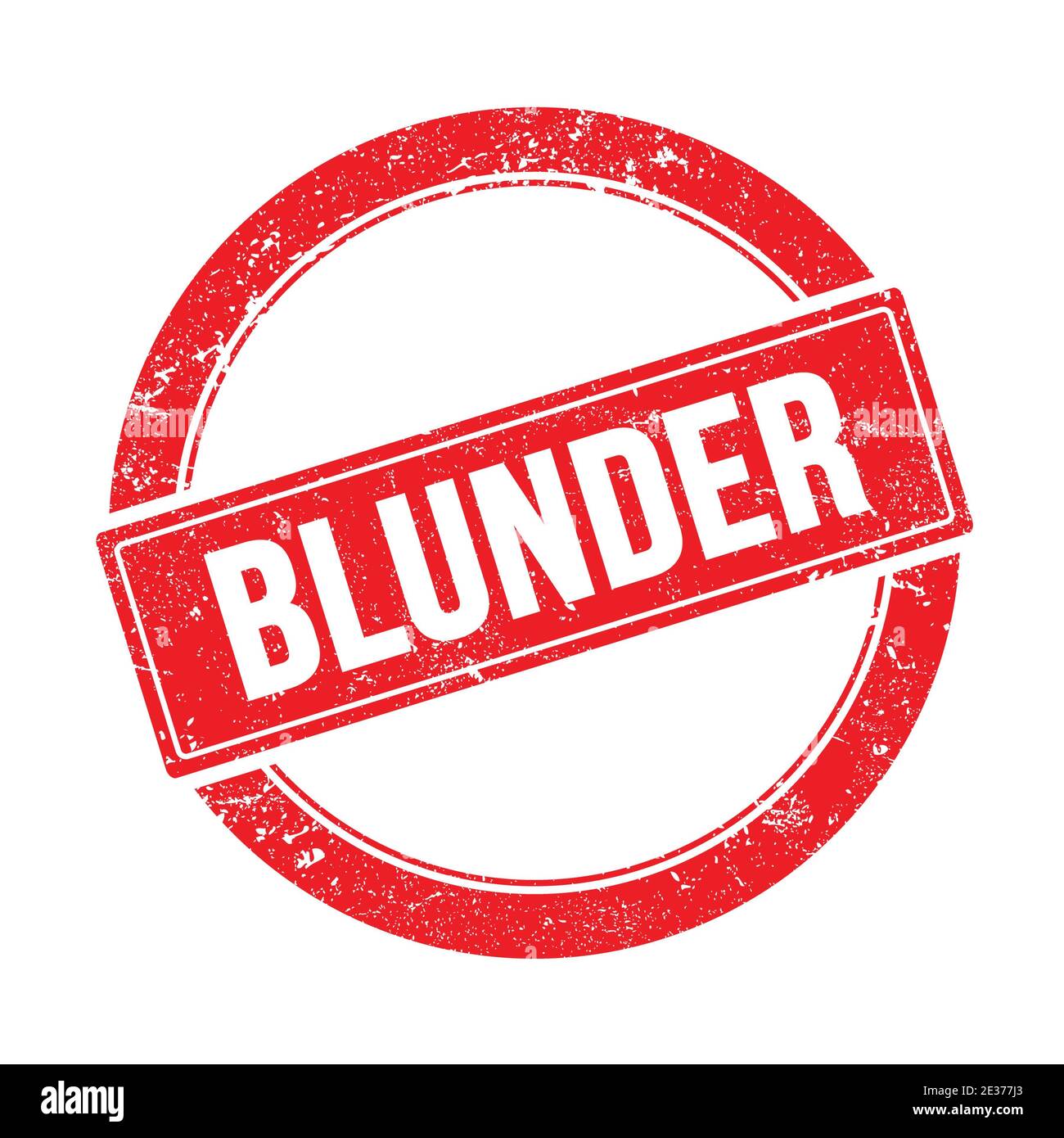 Blunder stamp hi-res stock photography and images - Alamy