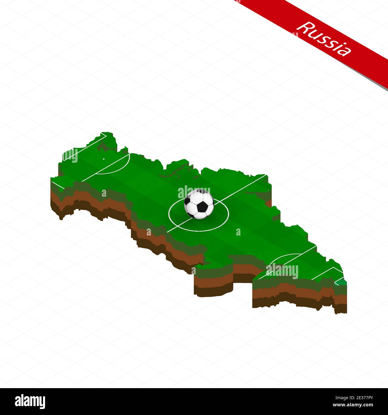 World cup russia map infographic hi-res stock photography and images ...