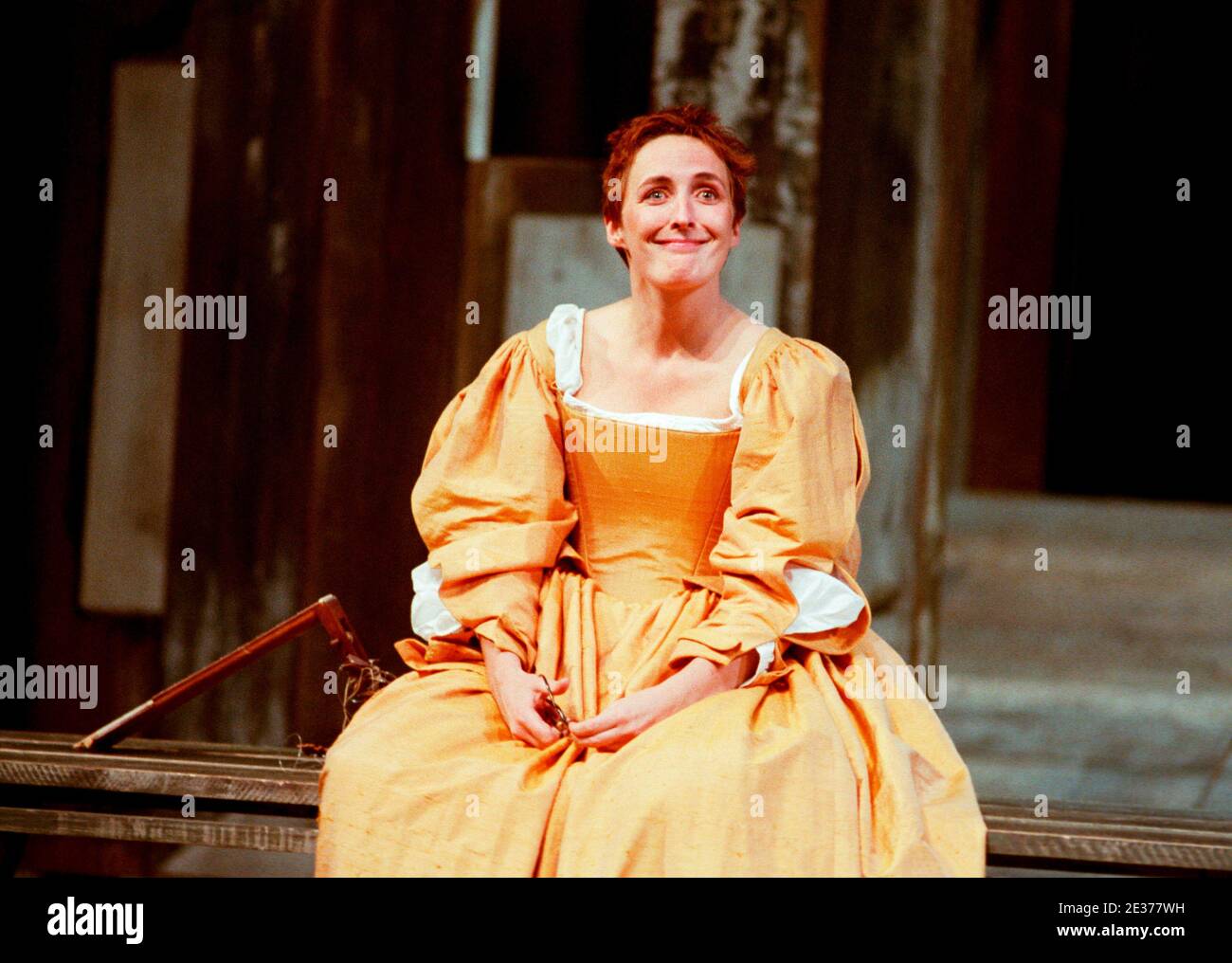 Fiona Shaw (Katherina) in THE TAMING OF THE SHREW by Shakespeare at the ...