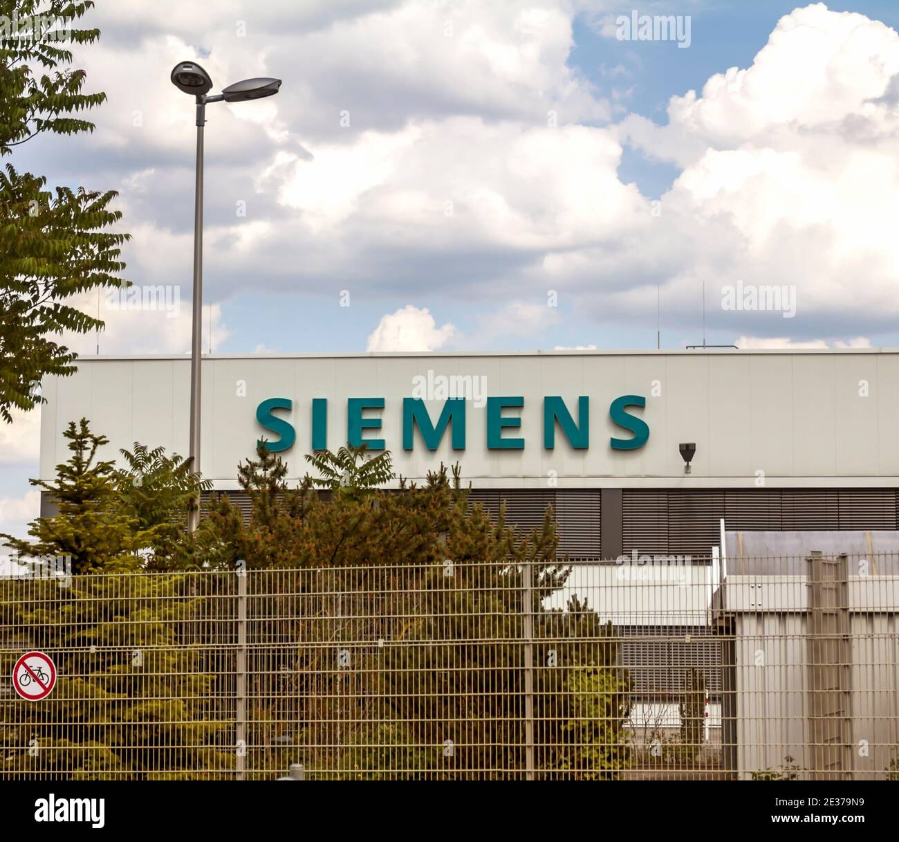 Furth, Germany : Siemens company building; Siemens AG is a German ...