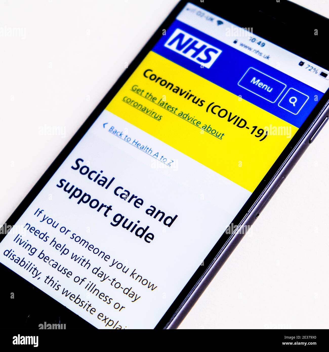 Nhs guide app hi-res stock photography and images - Alamy