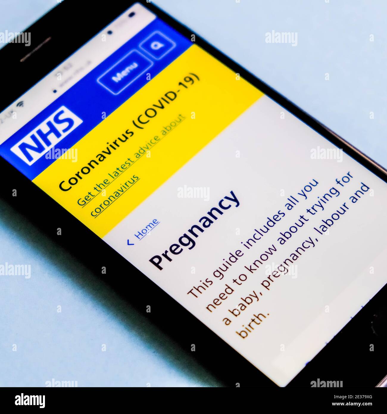 London UK, January 17 2021, NHS App Mobile Or Smart Phone Screenshot ...