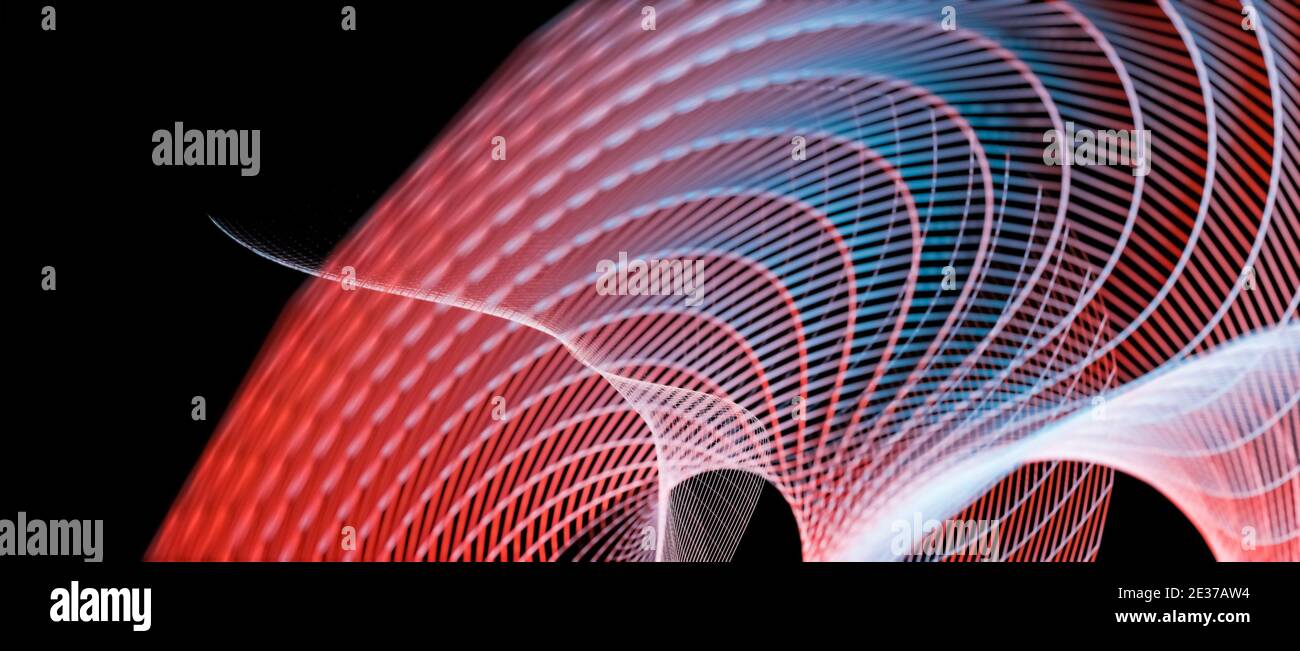 Round Elegant Fragile Circular Wireframe Structure Modern Abstract Virtual Grid Background