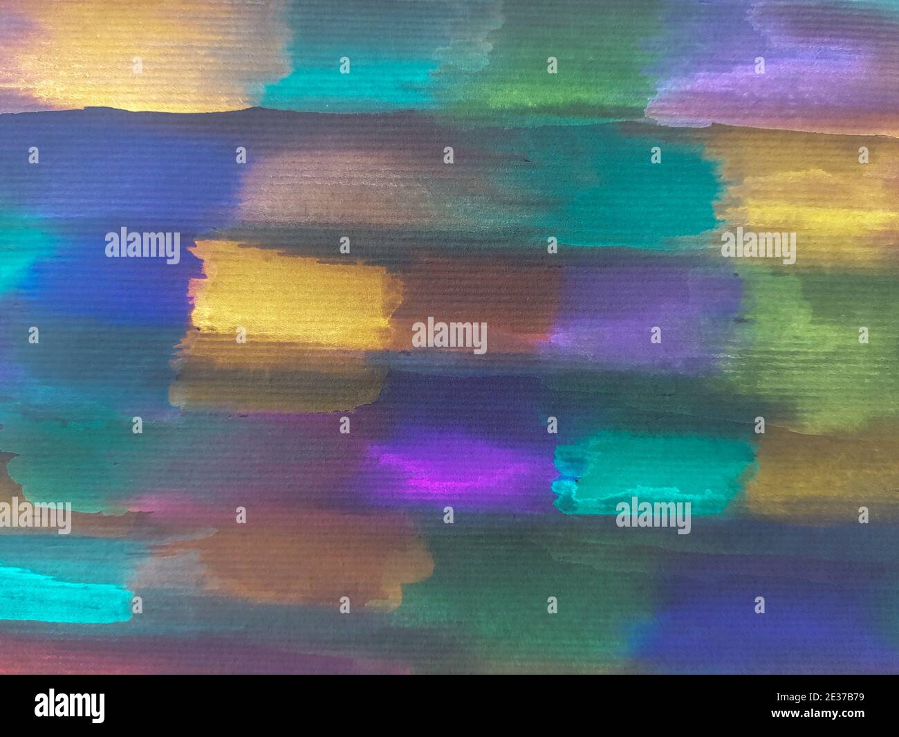 abstract background with many different watercolor paints Stock Photo ...