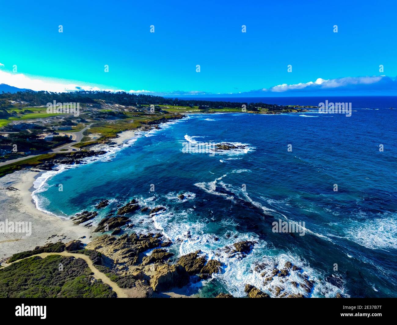 17 mile drive aerial hi-res stock photography and images - Alamy