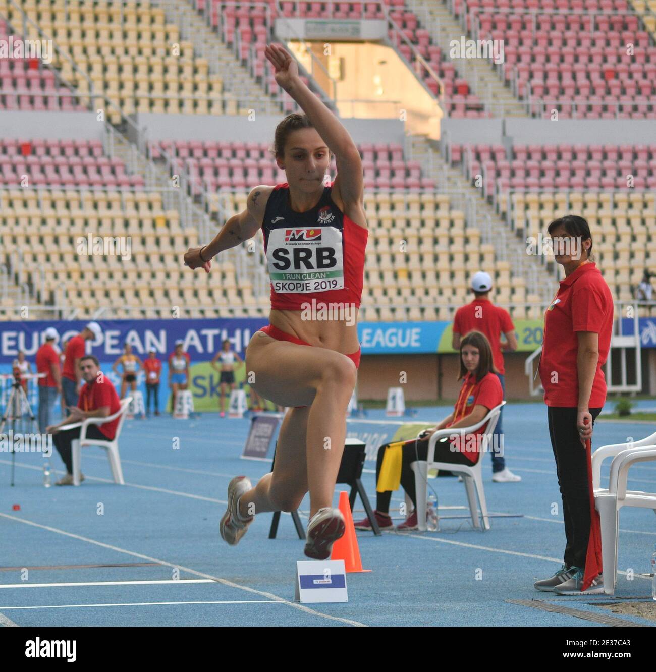 Skopje, Macedonia - August, 10-11, 2019 European Athletics Team ...