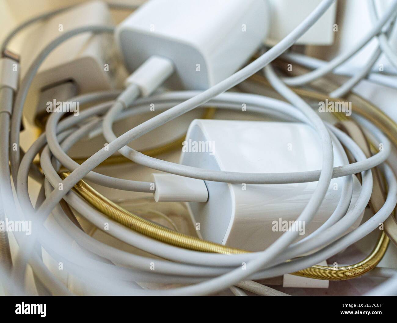 Messed up cables hi-res stock photography and images - Alamy